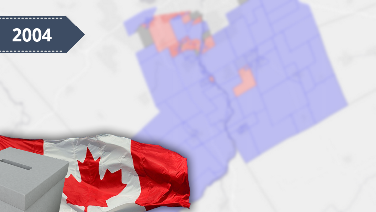Nepean--Carleton, ON - 2004 Federal Election Results Map