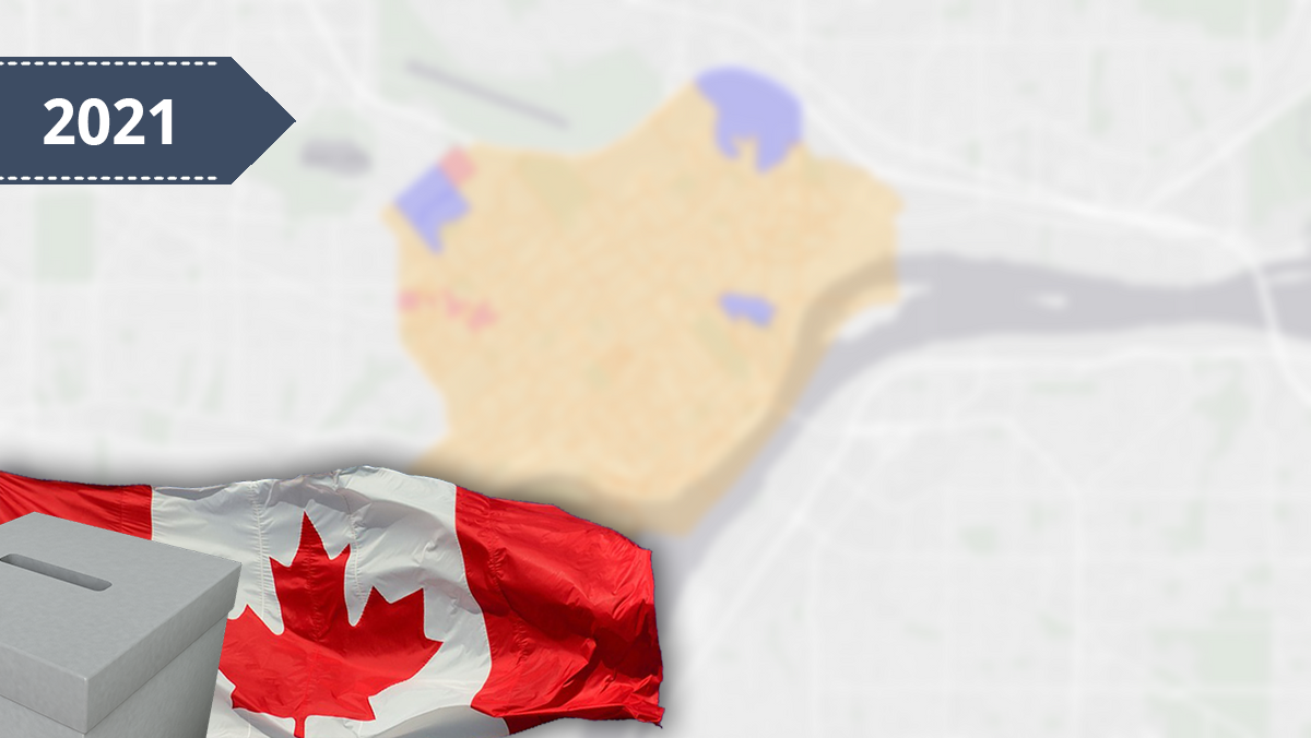 New Westminster--Burnaby, BC - 2021 Federal Election Results Map