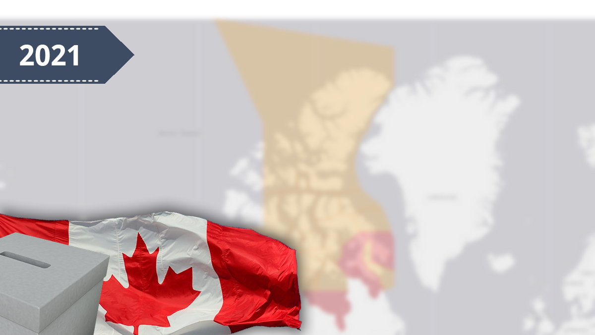 Nunavut, NU - 2021 Federal Election Results Map